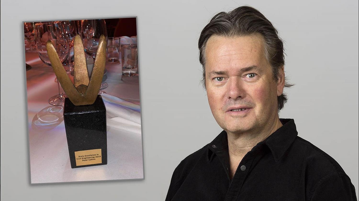 Peter Collin prisas av Samhällsbyggarna